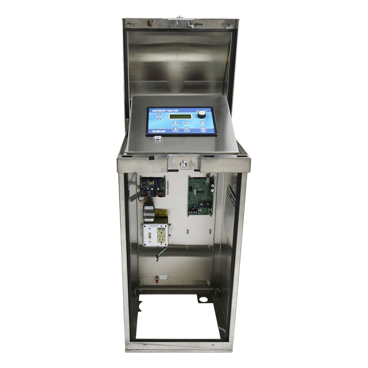 Rainmaster Eagle Plus 2-Wire Controller Outdoor With Stainless Steel Cabinet Strong Box Pedestal ...